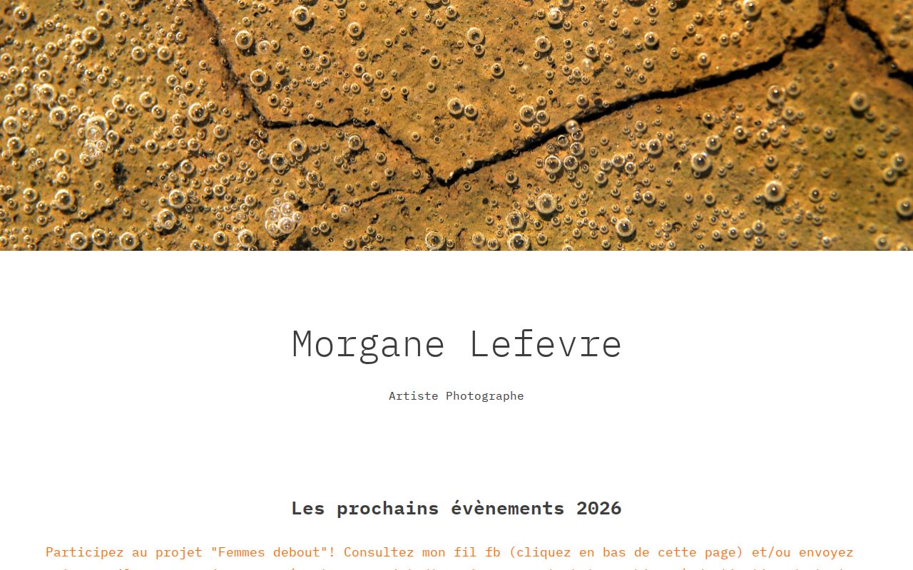 Morgane Lefevre Photographie d'Art Page d'accueil